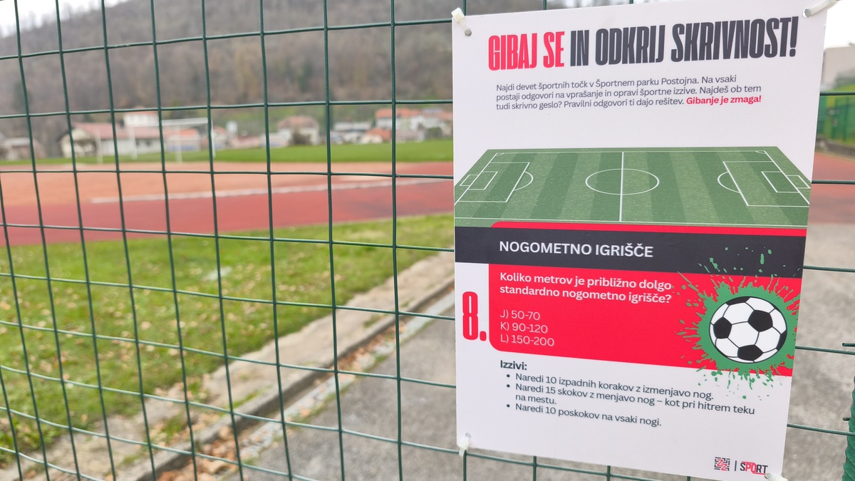 Športni park Postojna vabi: Gibaj se in odkrij skrivnost! - postojna.si